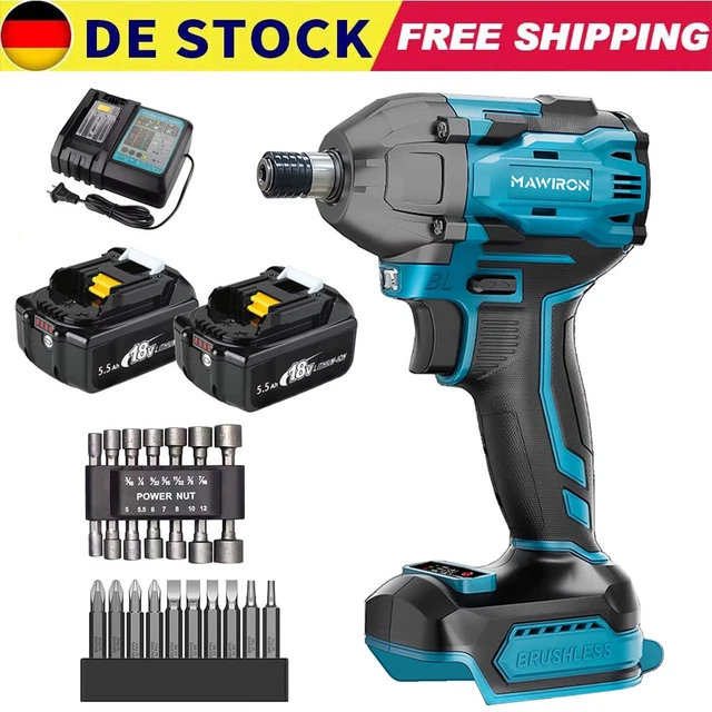 FÜR MAKITA DTD156Z Akku Schlagschrauber 18V Akkuschrauber 5.5Ah Bürstenlos 1/4'' EUR 31,99 ...