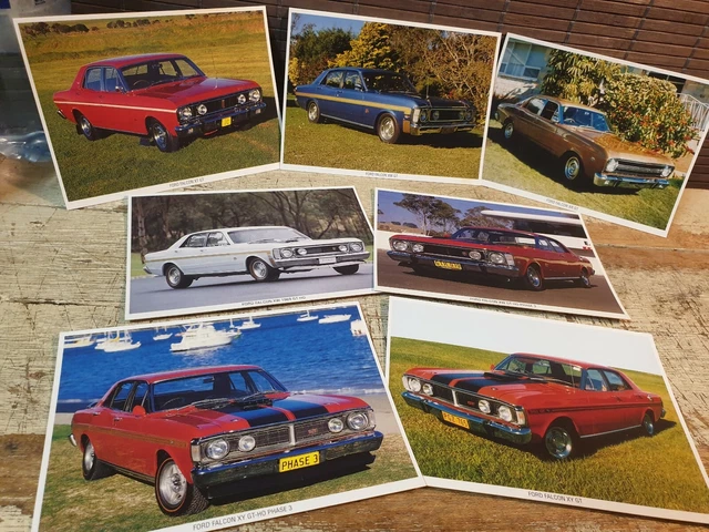 FORD FALCON GT Collector POSTCARDS - XR XT XW XY GTHO EUR 12,14 ...