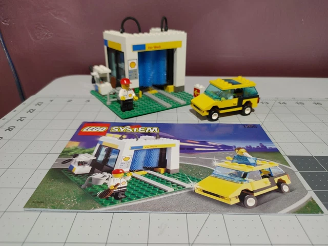 LEGO SHELL CAR Wash Set #1255 - 1999 EUR 174,38 - PicClick FR