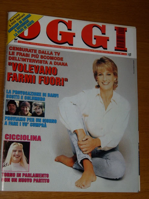 OGGI 1995/49=LADY DIANA=ERWIN Maier=Megliano Veneto=Ivana Trump=Wendy ...