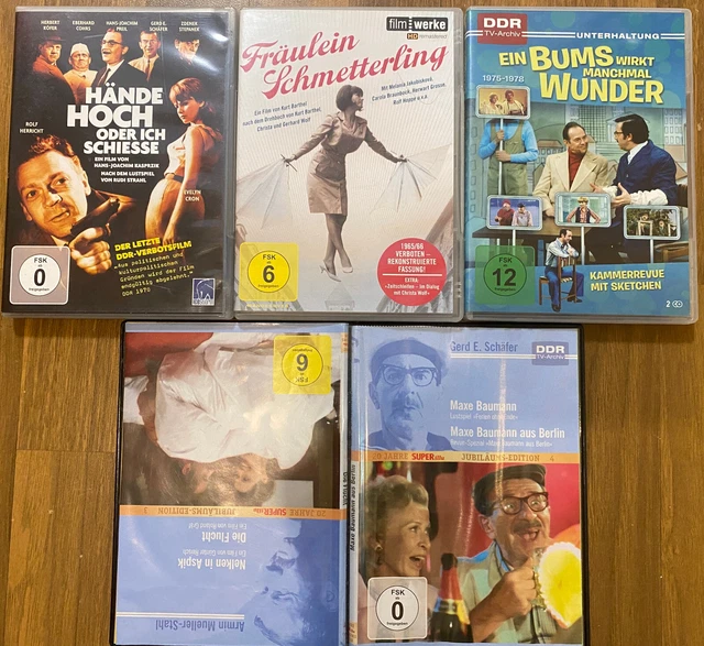 DEFA DVD DDR Filme Hände hoch oder ich schieße, Fräulein Schmetterling ...