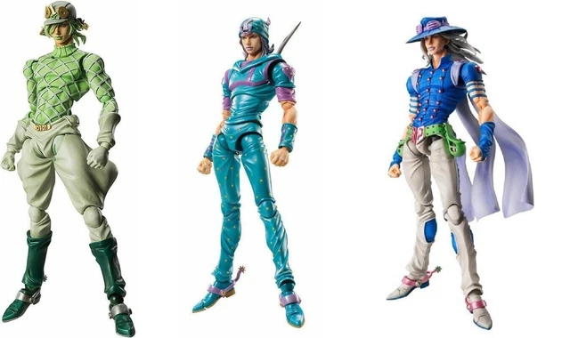 FIGURINE JOJO'S BIZARRE Adventure S.A.S Johny Joestar Diego Brando Gyro ...
