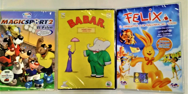 BABAR, MAGICSPORT 2, Felix Coniglietto - Lotto 3 Dvd Nuovi Per Bambini ...