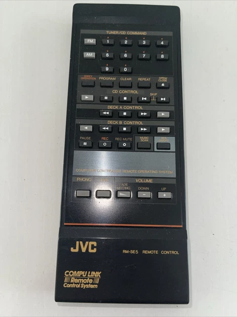JVC RM-SE5 TÉLÉCOMMANDE d'origine Audio System Deck Platine CD (Réf#T-234) EUR 9,00 - PicClick FR