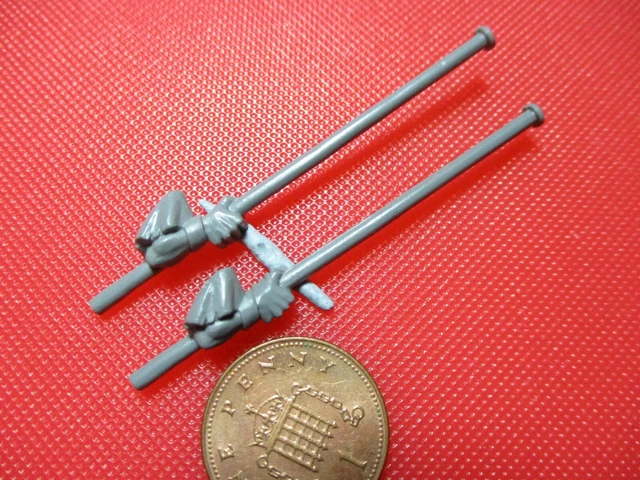 WARHAMMER AOS NIGHT Goblins Bad Moon Icon Banner Pole x2 Joblot Bits ...