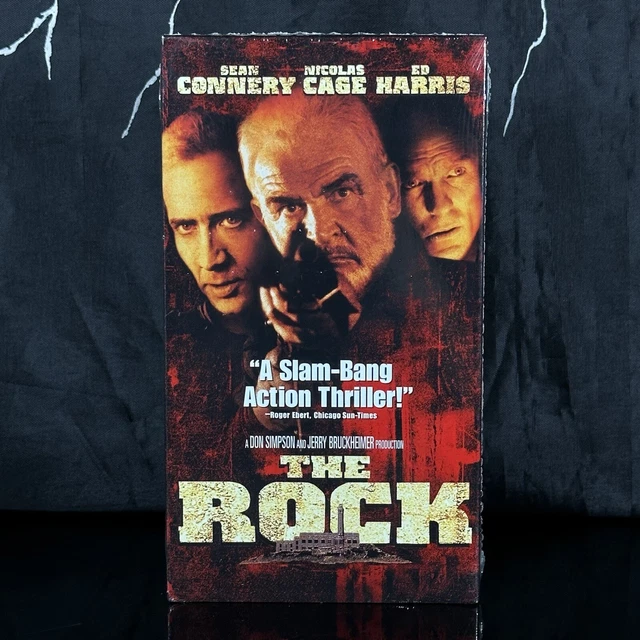 THE ROCK VHS 1998 - Sean Connery, Nicolas Cage, New Sealed £6.50 ...