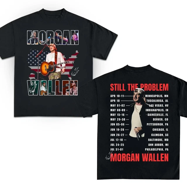 MORGAN WALLEN STILL the Problem Tour 2026 T-Shirt £17.69 - PicClick UK