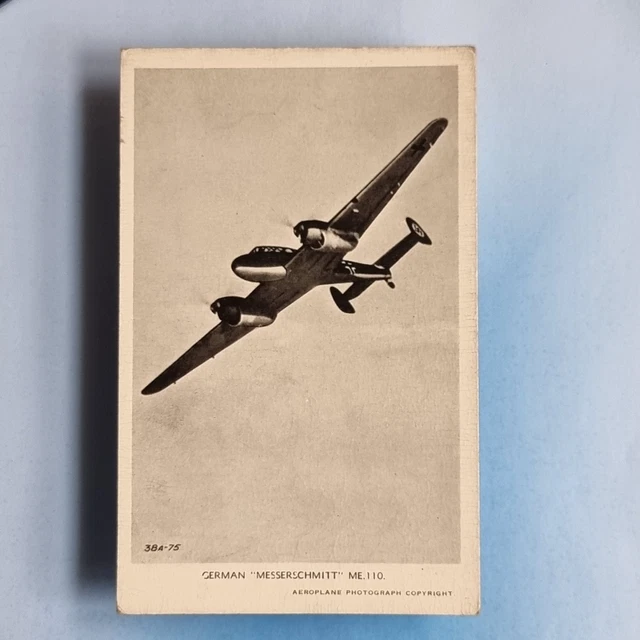 LUFTWAFFE WW2 AIRCRAFT Postcard C1940 Fighter Bomber Messerschmitt ...