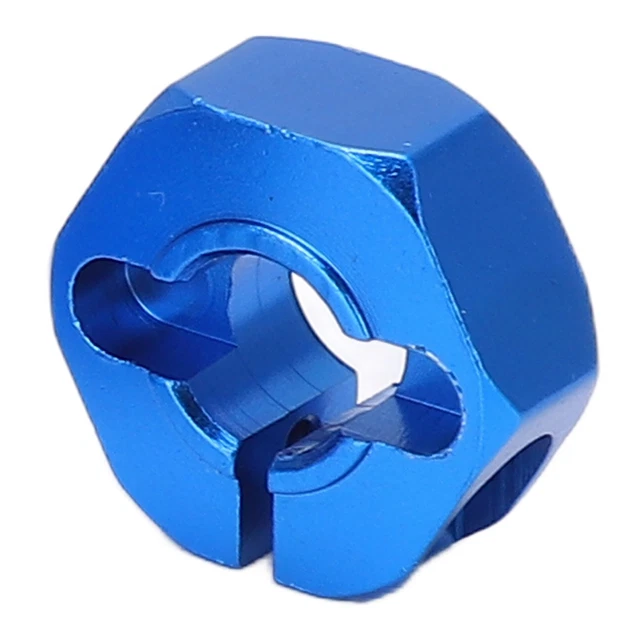 BLUE 4PCS 12MM Wheel Hex Drive Hub Adapter Combiner Coupler With Pins ...