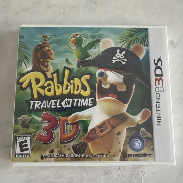 RABBIDS: TRAVEL IN Time 3D (Nintendo 3DS, 2011) BRAND NEW / Sealed £24. ...