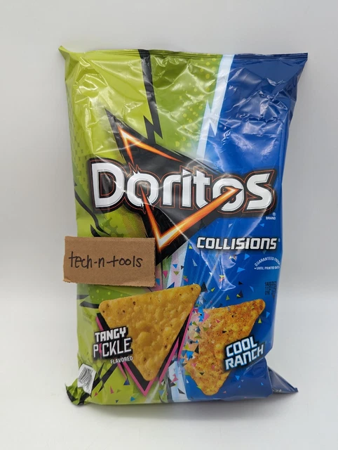 DORITOS COLLISIONS TORTILLA Chips Cool Ranch and Tangy Pickle (18.375 ...