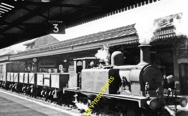 PHOTO 12X8 EX-LB&SCR 0-6-0T as station pilot at Basingstoke, 1949 ...
