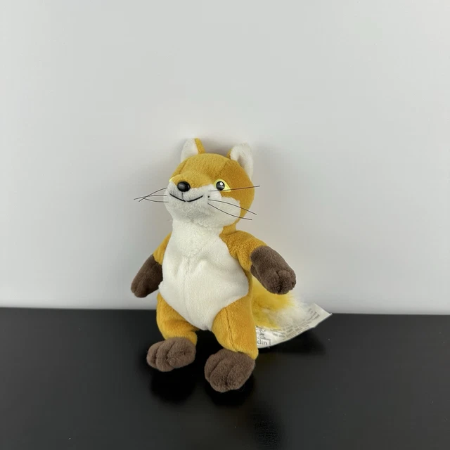 VINTAGE FRANKLIN THE Turtle Fox Plush Stuffed Animal 7” Beanbag Toy $85 ...