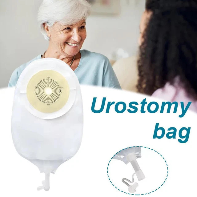 SACCHETTO STOMIA UROSTOMIA/ILEOSTOMIA antiriflusso pezzo unico per ...
