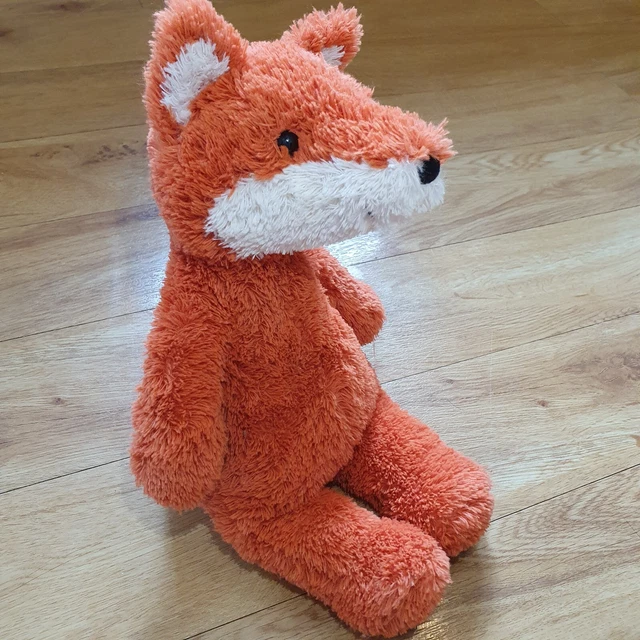 JELLYCAT CUSHY FOX Orange Soft Toy Plush Comforter Dog Rare £79.00 ...