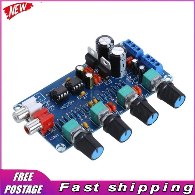 NE5532 OP-AMP HIFI Amplifier Preamplifier Volume Tone EQ Control Board ...