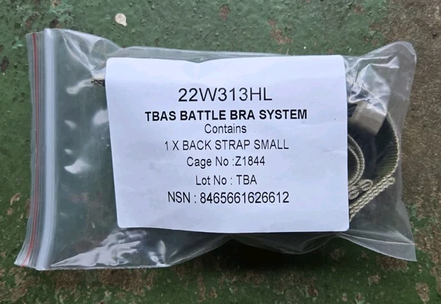 AUSTRALIAN ARMY ADA AMCU TBAS Chest Rig Battle Bra Small Back Strap New ...