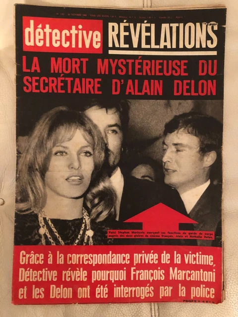 DÉTECTIVE N° 1161 - ALAIN DELON : L'AFFAIRE STEPHAN MARKOVIC (24 ...
