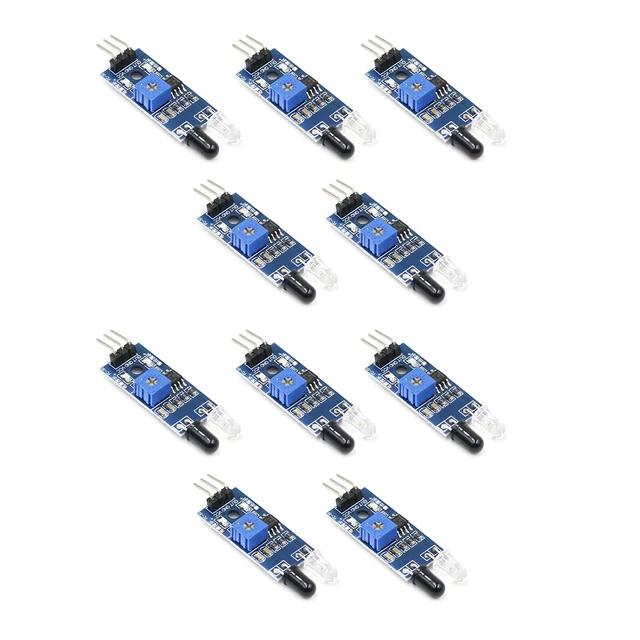 10PCS/SET IR INFRARED Obstacle Avoidance Sensor Module Accessories Part ...