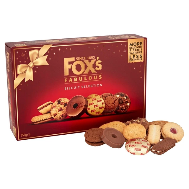 FOX'S CLASSIC BISCUIT Selection Assortment Luxury Box 10 Varieties Foxs ...