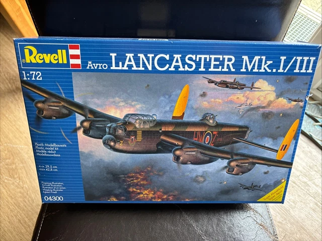 REVELL 04300 AVRO Lancaster Mk III Bomber Plane Aircraft Plastic Model ...