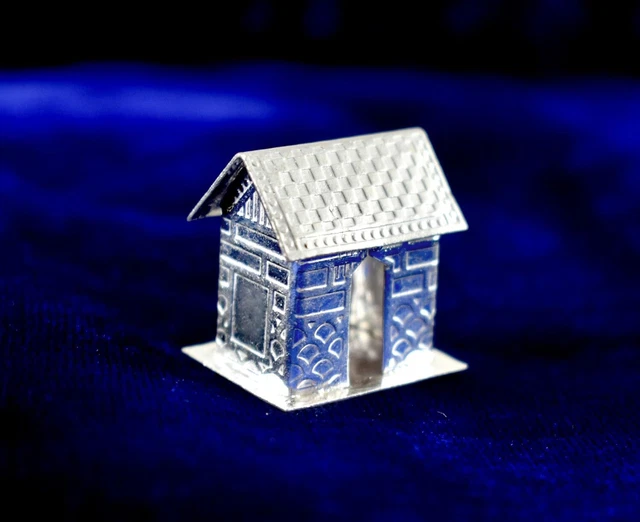 PURE SILVER HOUSE/HUT/GHAR for Vastu Shanti Puja, Symbol of Harmony ...