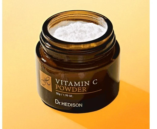 DR. HEDISON VITAMIN C Powder 50g Pure Vitamin C 100% £29.73 - PicClick UK