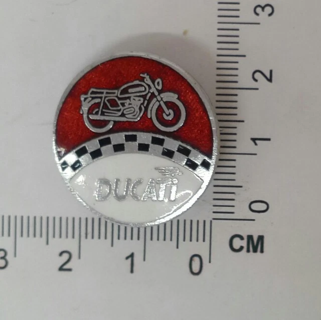 VERY RARE VINTAGE Ducati Motorcycle Enamel Pin Badge £19.99 - PicClick UK