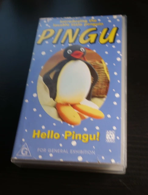 PINGU VHS HELLO Pingu VHS PINGU Tv Show Cartoon VHS Penguin VHS ABC ...