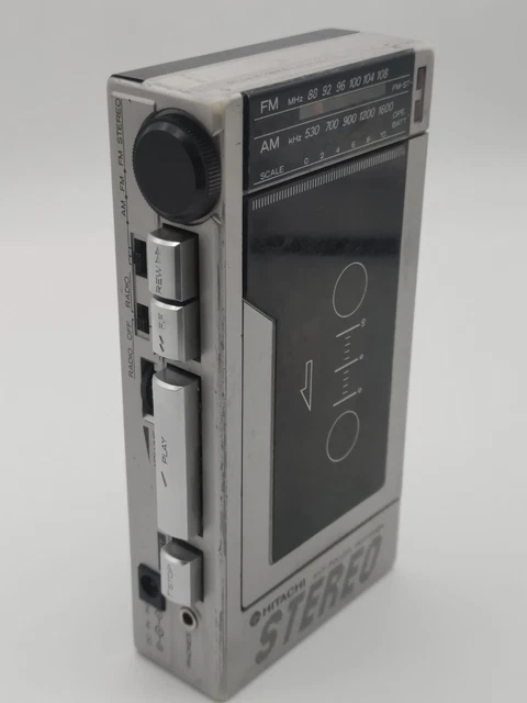 VINTAGE HITACHI CP-200R Walkman Cassette Player Radio Stereo - AS IS FOR PARTS $40.42 - PicClick CA