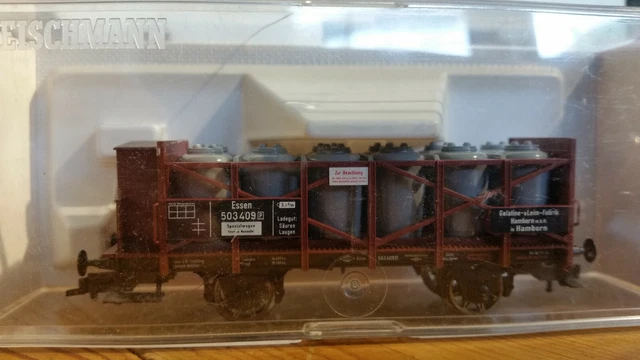 FLEISCHMANN 4895 PREUSS. Güter Zug Personenbeförderung KPEV Ep. I H0 u ...