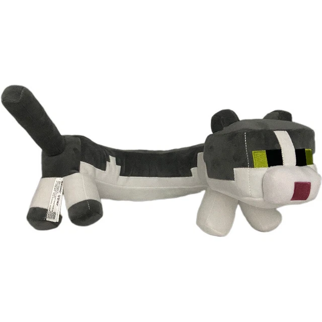 MINECRAFT PLUSH DOLL Cat Neck Pillow Panther Iron Puppet Soft Toy Kids ...