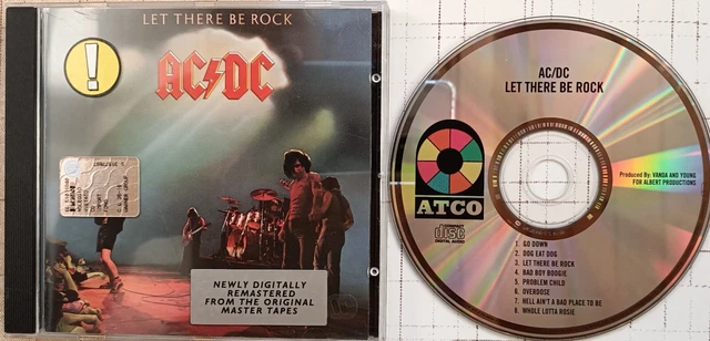 AC/DC - LET There Be Rock Cd Remastered 1999 Atco Europe The Ac/Dc ...