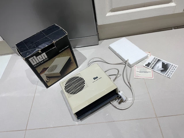 GLENN VINTAGE FAN heater in box 2000w retro 2kw £26.70 - PicClick UK