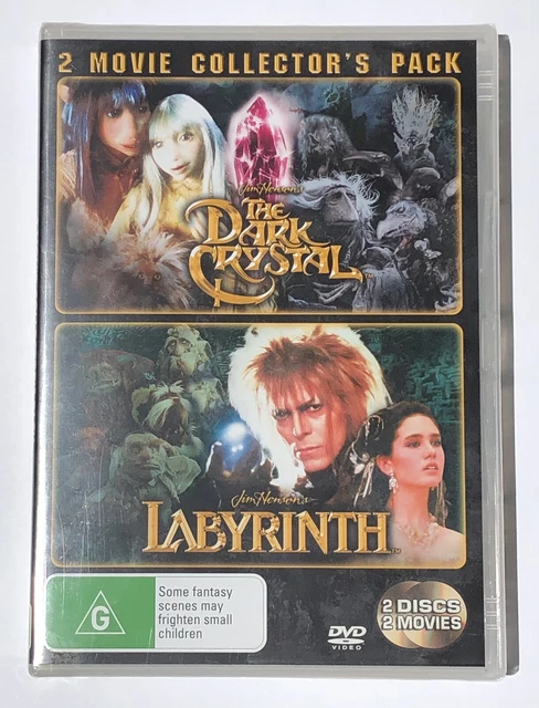 DARK CRYSTAL & Labyrinth 2 Movie Collector's Pack REGION 4 DVD NEW £12. ...