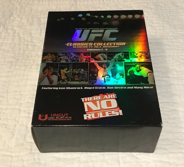 UFC CLASSICS COLLECTION DVD Box Set Vol Volumes 1-4 Uncut $20.19 - PicClick