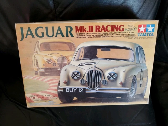 SCRAPYARD!!! TAMIYA 1/24TH scale Jaguar Mk.II Racing model kit. Started ...