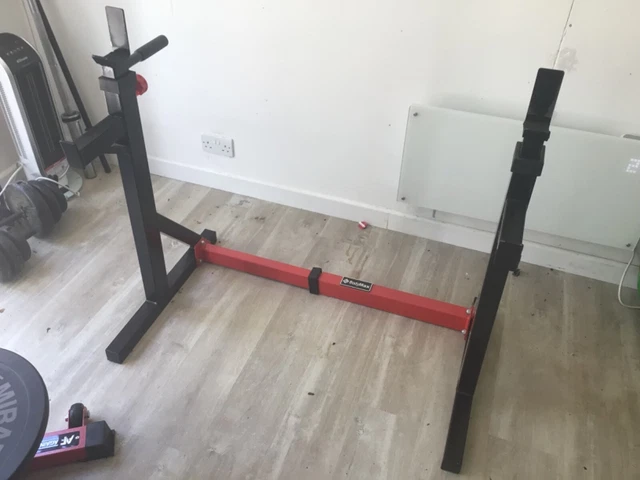 BODYMAX CF315 SQUAT Stand Bench Press Dip Rack - used but excellent ...