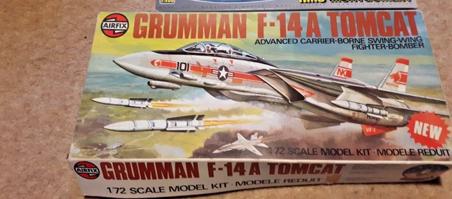 AIRFIX 1/72 GRUMMAN F14A Tomcat. Kit No 05013. £10.00 - PicClick UK