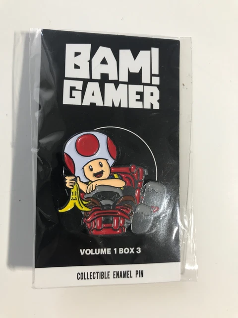 BAM BOX LIMITED Edition Exclusive Mario Kart Toad Pin Badge £11.95 ...