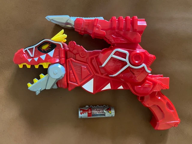 POWER RANGERS DINO Charge Red Morpher Gun With T Rex Charger £9.90 ...