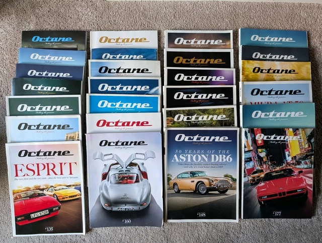 OCTANE MAGAZINE BUNDLE 24 Collectors Edition Issues Classic Performance ...