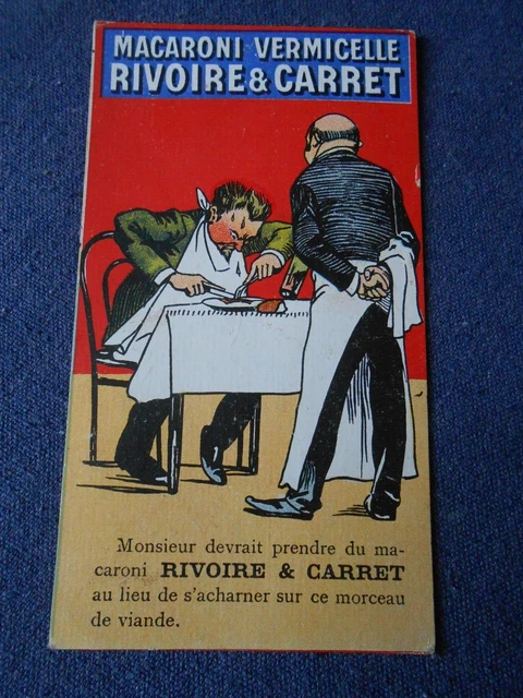 ANCIENNE CARTE RIVOIRE Et Carret EUR 8,90 - PicClick FR