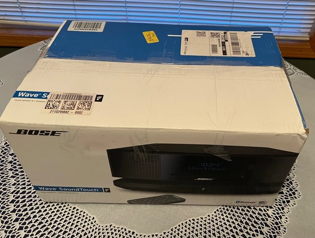BOSE WAVE SOUNDTOUCH Music System IV CD radio Wi-Fi Bluetooth expresso noir neuf dans sa boîte ...