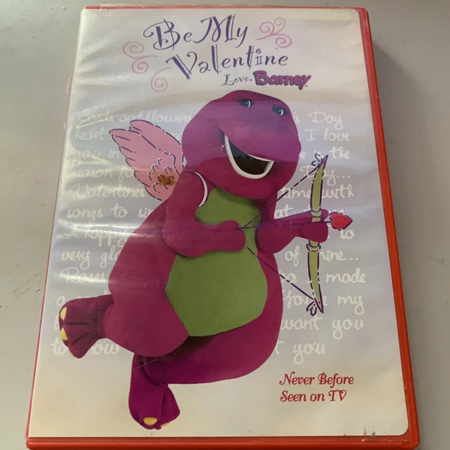 BARNEY - BE My Valentine - Love, Barney VHS 2000 Clamshell Tape $6.86 ...