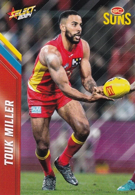 AFL 2024 SELECT Gold Coast Suns - Touk Miller Card No.86 $2.21 ...