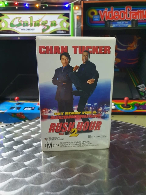 RUSH HOUR 2 - Jackie Chan - VHS Movie - Video Tape - Big Box Ex Rental ... RUSH HOUR 2 - Jackie Chan - VHS Movie - Video Tape - Big Box Ex Rental ...