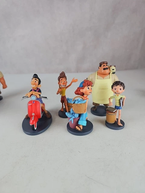DISNEY PIXAR LUCA Figures, Toy Bundle, Rare, Pvc Figures, Collectable £ ...