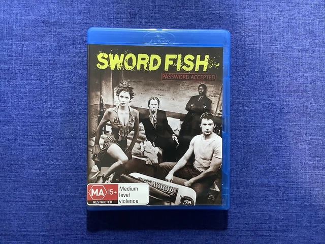 SWORDFISH (BLU-RAY, 2001) Hugh Jackman , John Travolta - Like New ...