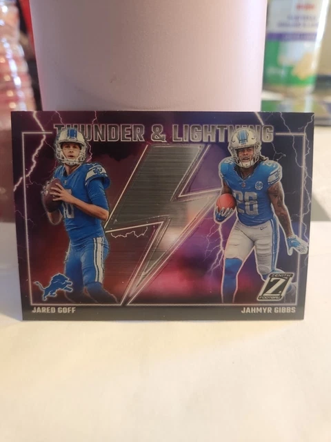 2023 PANINI ZENITH Football Thunder And Lightning Jared Goff & Jahmyr ... 2023 PANINI ZENITH Football Thunder And Lightning Jared Goff & Jahmyr ...